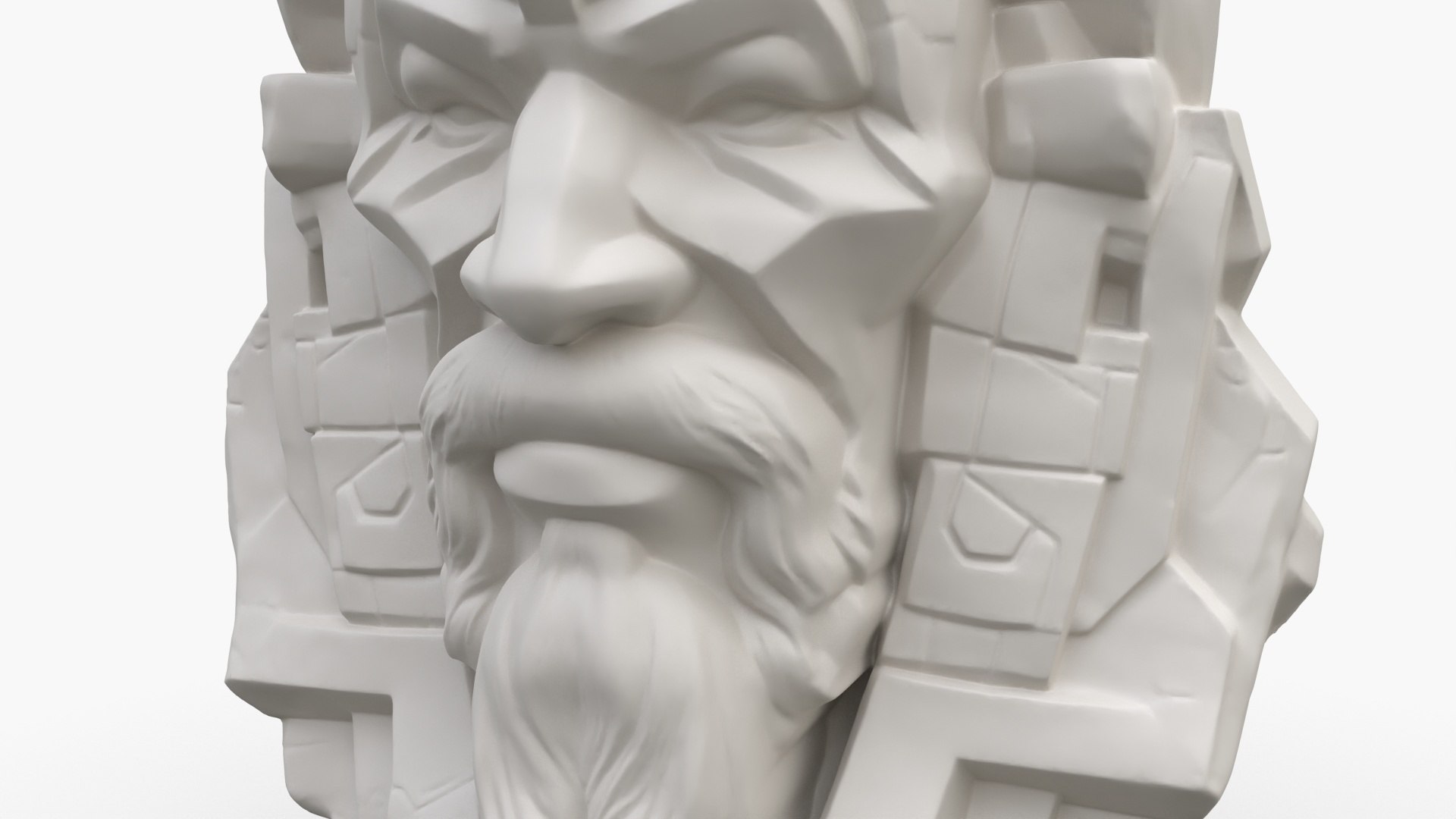 3D Stone Sentinel Bust 5 - TurboSquid 2187742