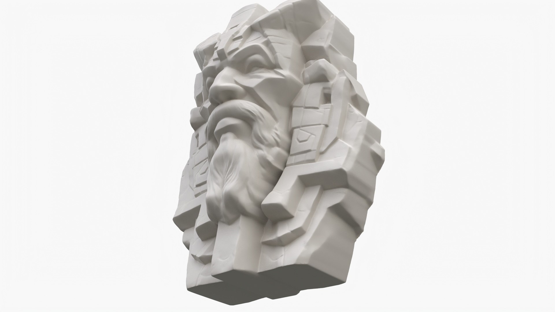 3D Stone Sentinel Bust 5 - TurboSquid 2187742