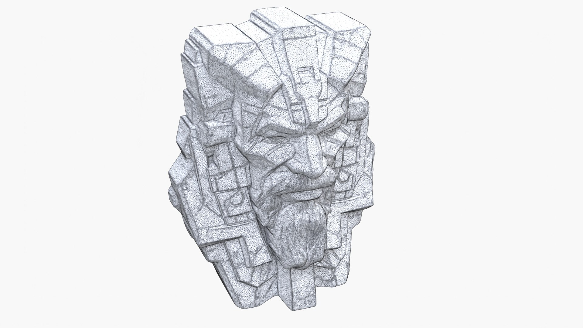 3D Stone Sentinel Bust 5 - TurboSquid 2187742