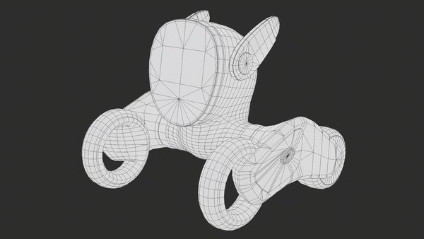 modelo 3d Keyi Tech Loona Lindo Petbot Robot PBR - TurboSquid 2030178