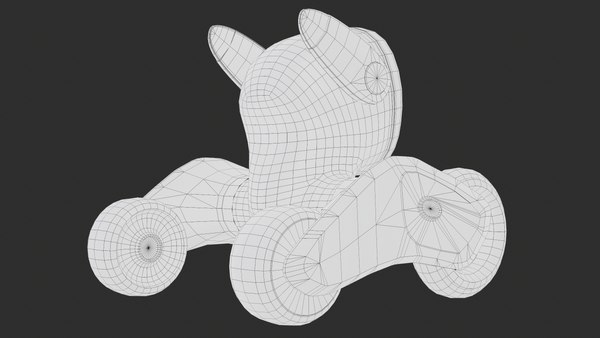 modelo 3d Keyi Tech Loona Lindo Petbot Robot PBR - TurboSquid 2030178