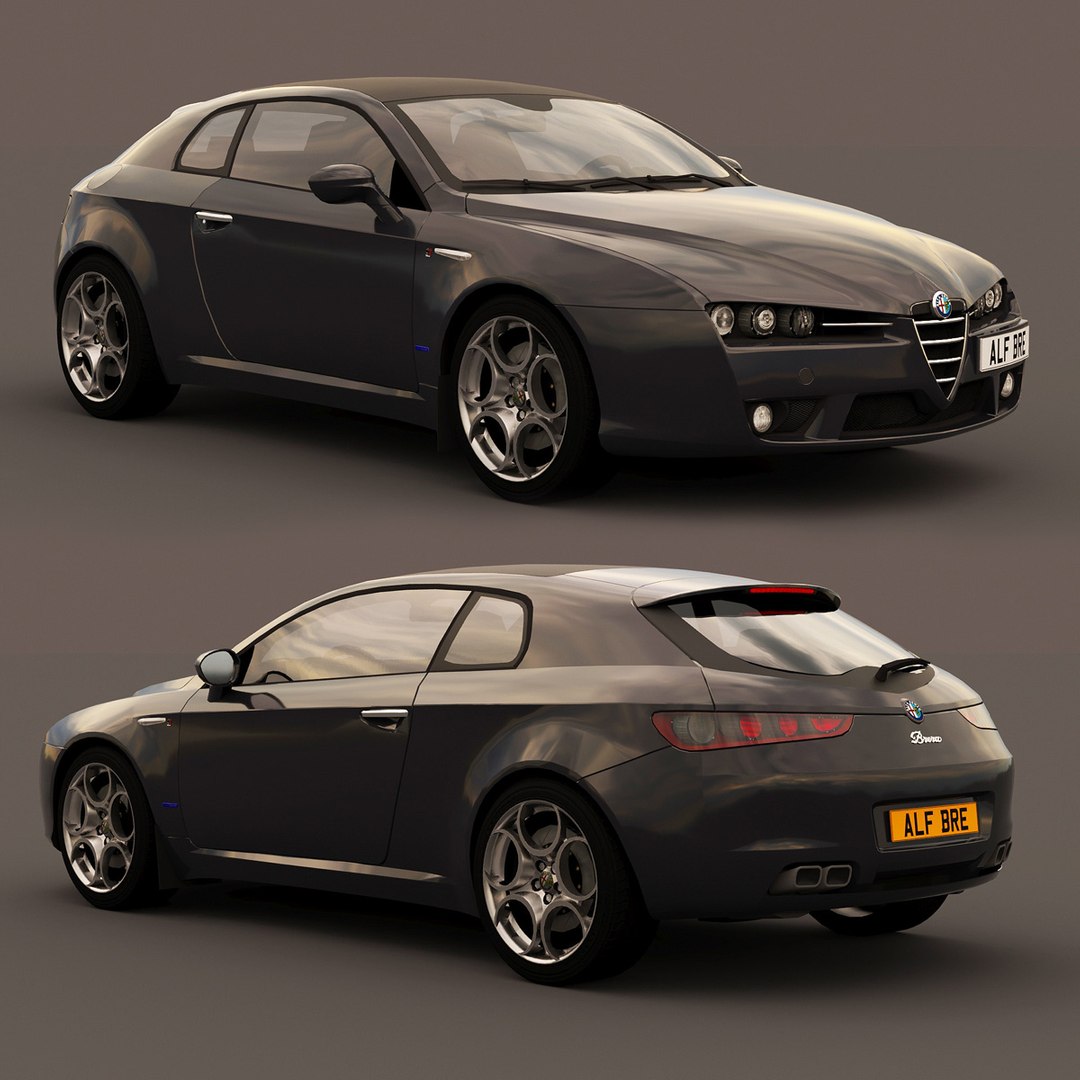 alfa romeo brera 3D 모델 - TurboSquid 1924254