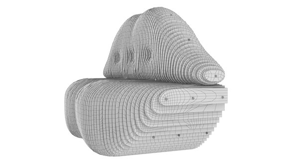 modelo 3d Parametric Lips Sofa - TurboSquid 2084569