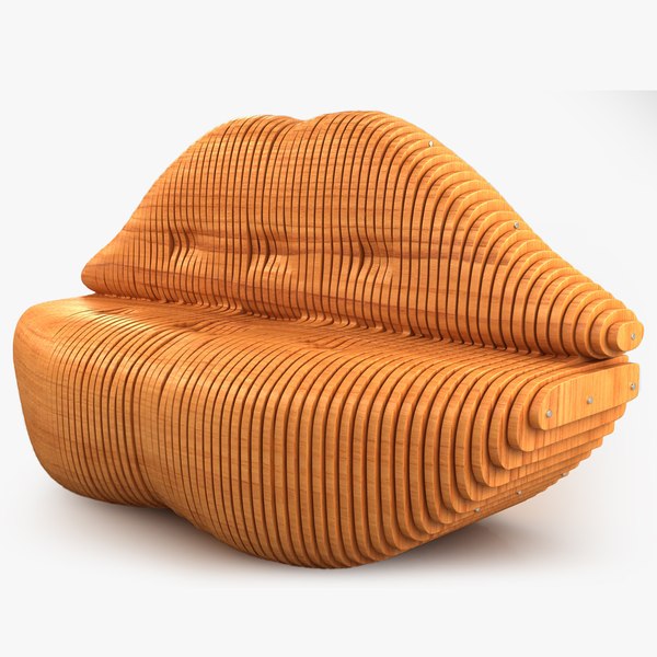 modelo 3d Parametric Lips Sofa - TurboSquid 2084569