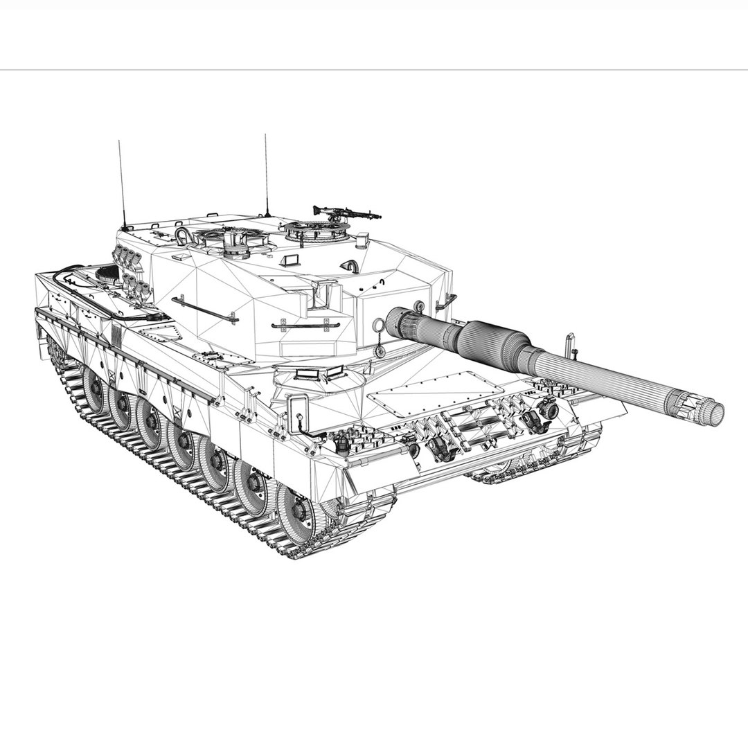 Leopard 2a4 Main Battle Tank 3D - TurboSquid 1428382