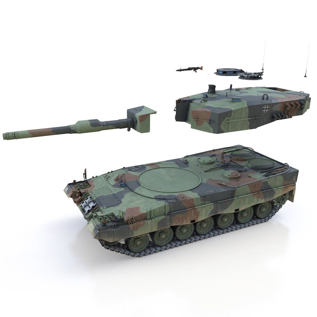 Leopard 2a4 Main Battle Tank 3D - TurboSquid 1428382