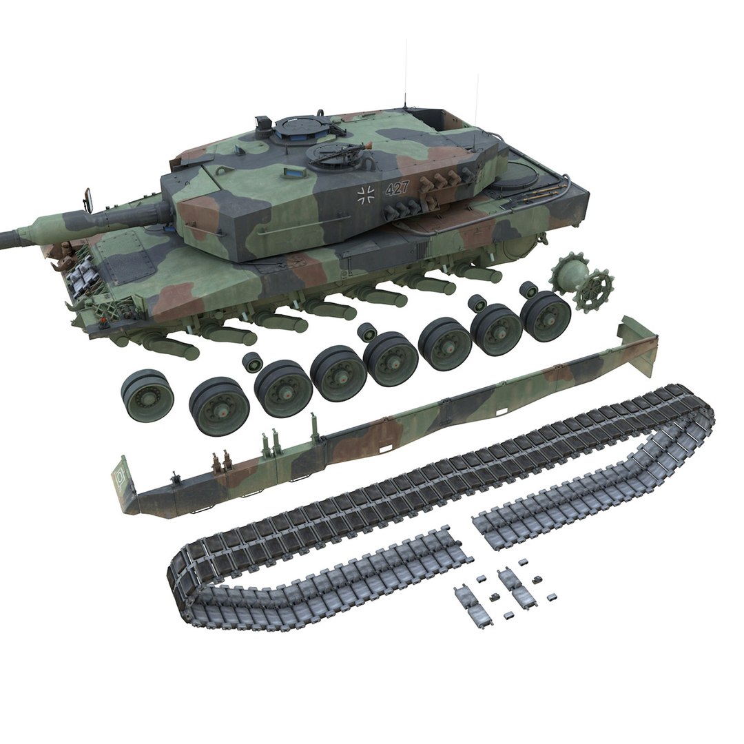 Leopard 2a4 Main Battle Tank 3D - TurboSquid 1428382