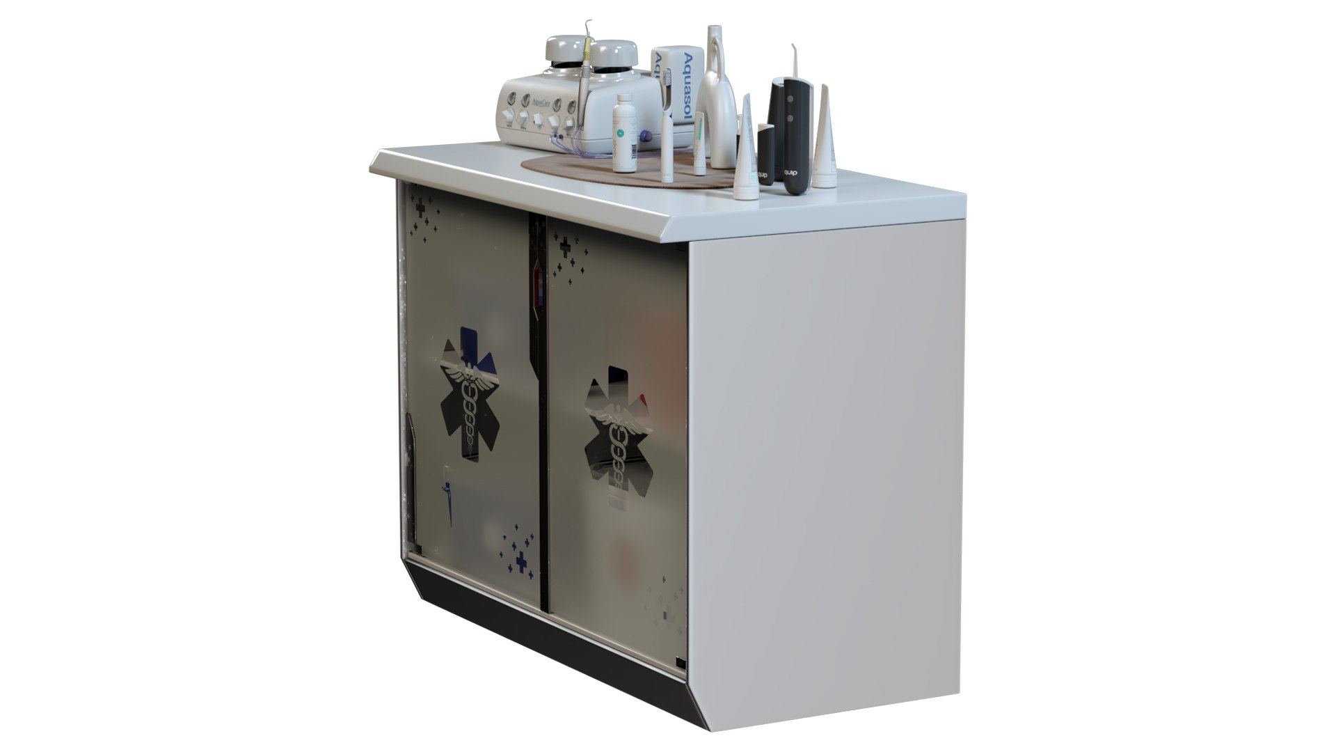 3D Random Door Medical Cabinet - TurboSquid 2336562