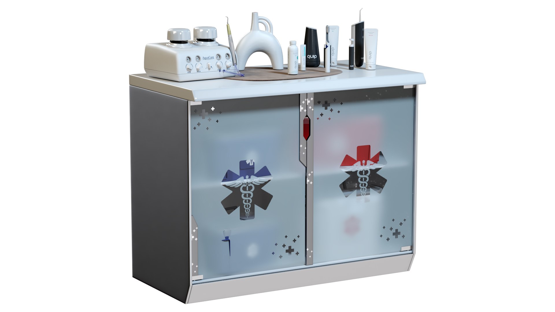 3D Random Door Medical Cabinet - TurboSquid 2336562