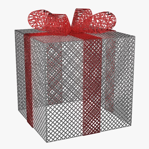 3D Gift cube decor - TurboSquid 1749949