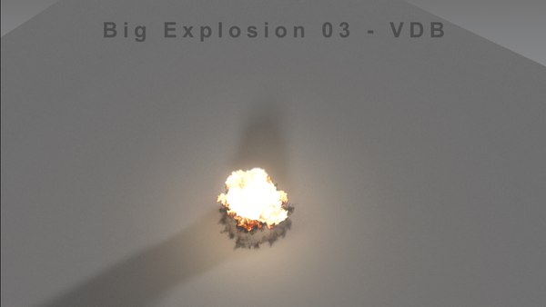 Explosion - 03 vdb model - TurboSquid 1510803