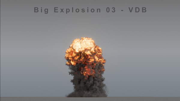 Explosion - 03 vdb model - TurboSquid 1510803