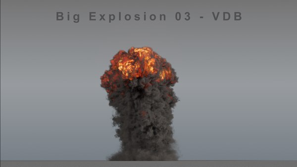 Explosion - 03 vdb model - TurboSquid 1510803