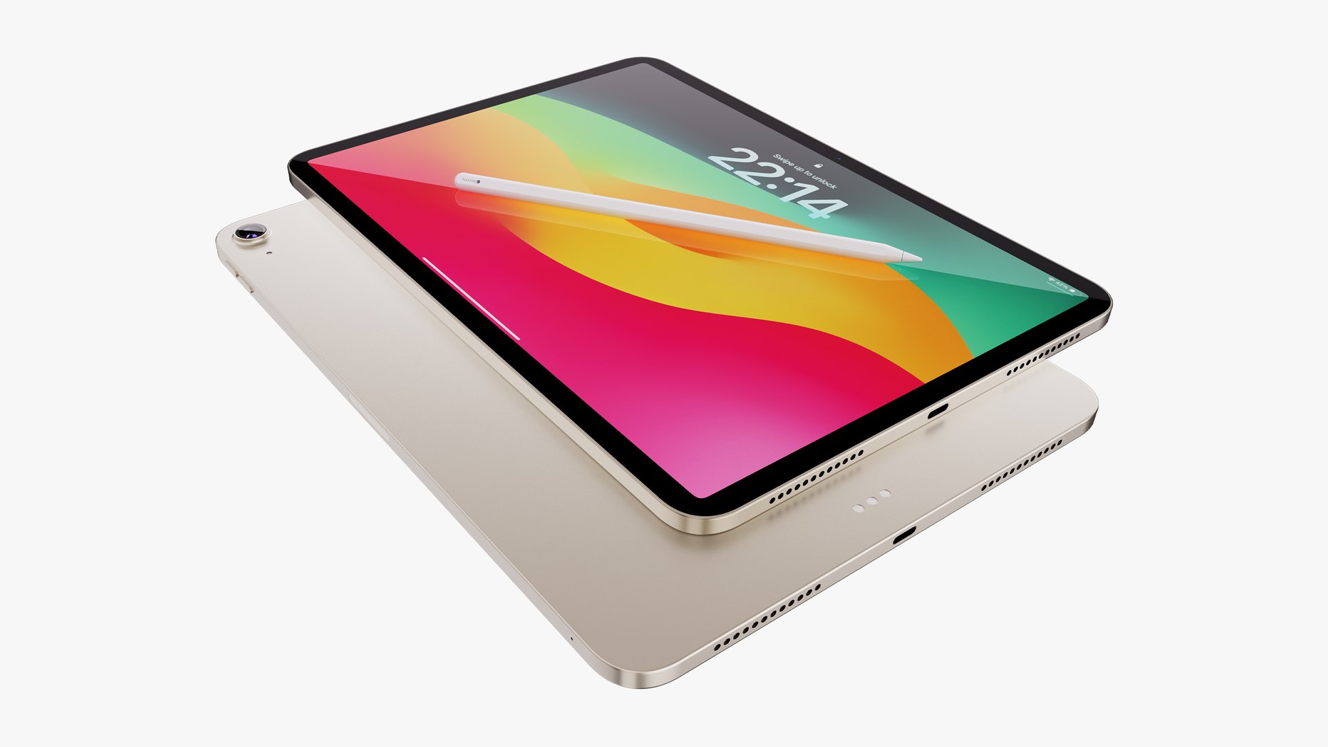 IPad Air 11-13 Inch Starlight M2 2024 Collection 3D - TurboSquid 2241072