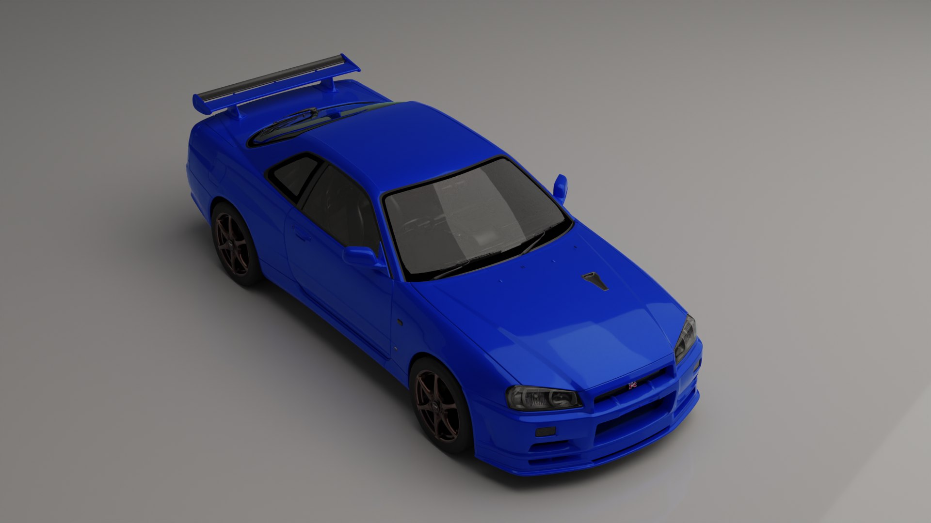 Nissan GTR-R34 3D Model - TurboSquid 2073556
