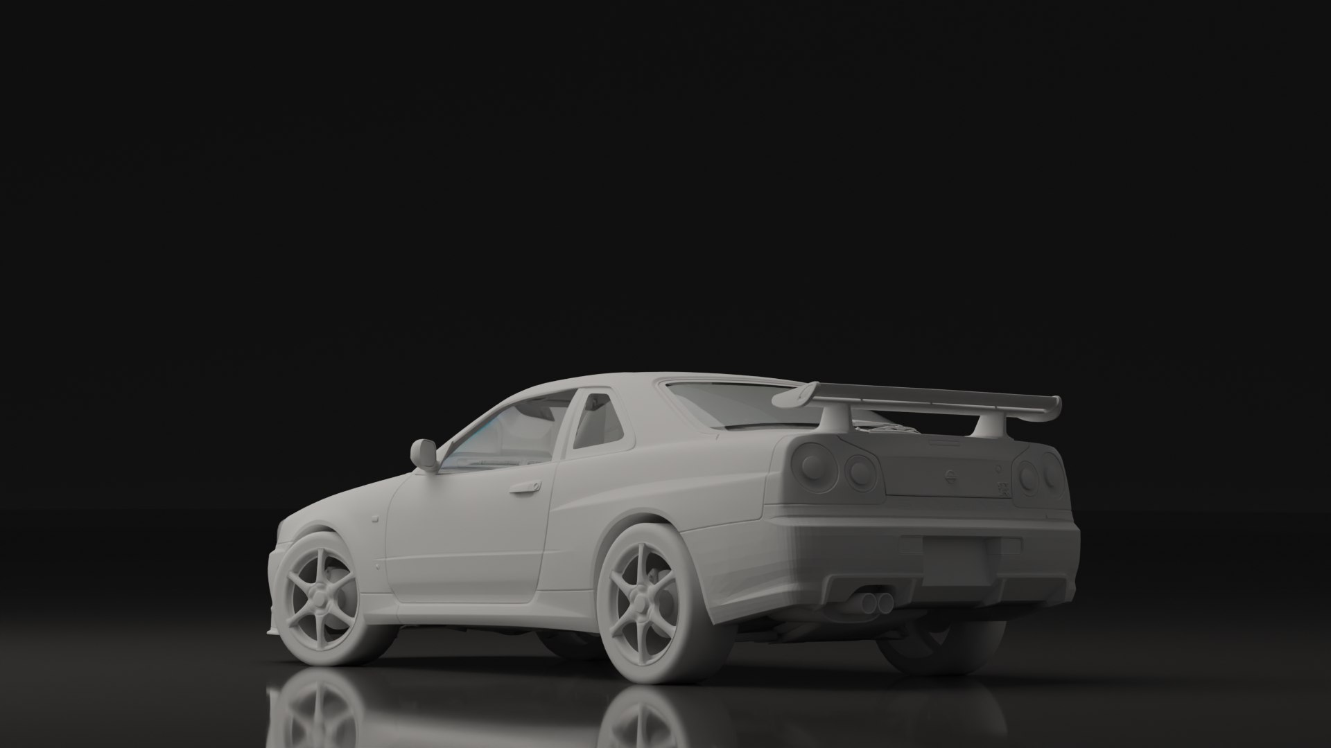 Nissan GTR-R34 3D Model - TurboSquid 2073556