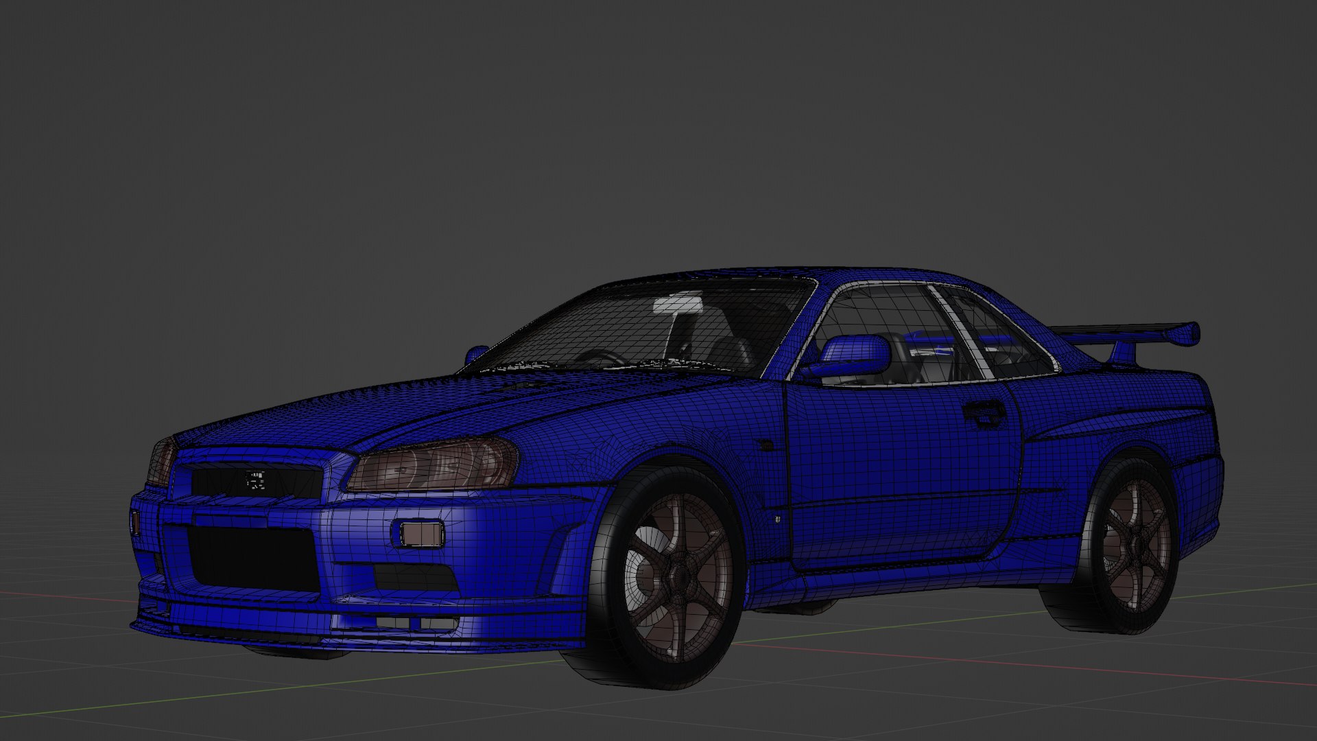 Nissan GTR-R34 3D Model - TurboSquid 2073556