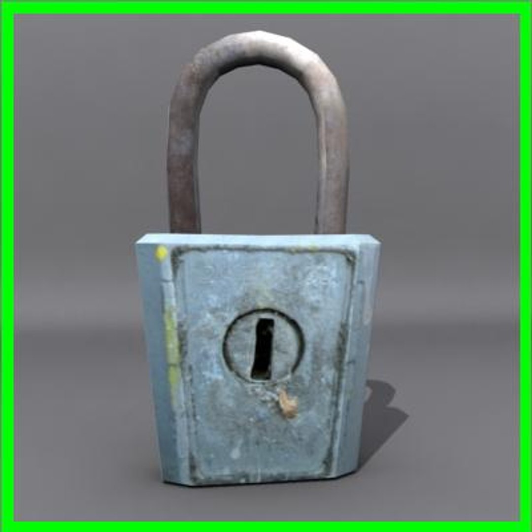lock 3d 3ds