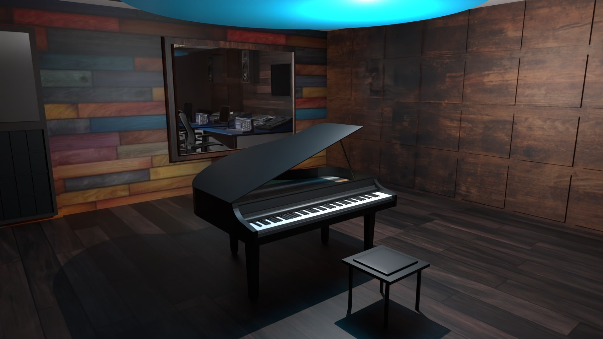Recording Studio 3D model - TurboSquid 2179939
