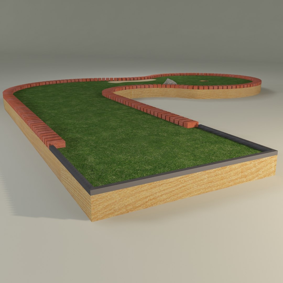 Mini Golf Course 3d Model