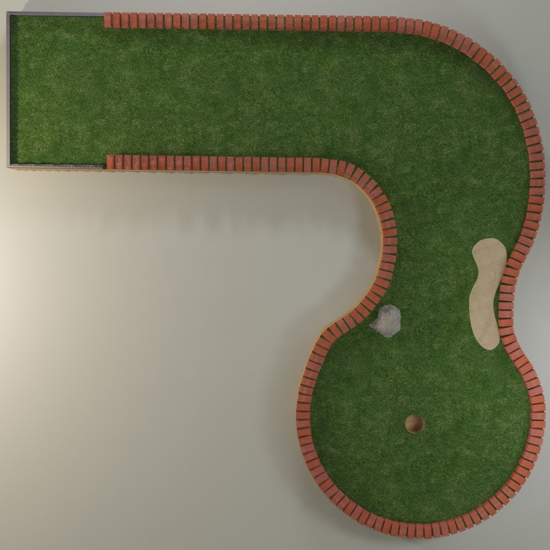 Mini Golf Course 3d Model