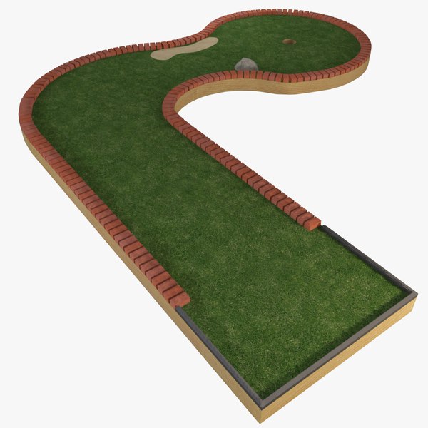 3d model of mini golf course 5