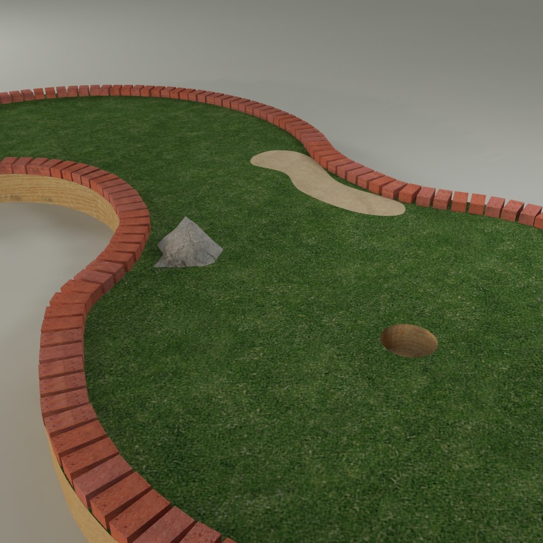 Mini Golf Course 3d Model