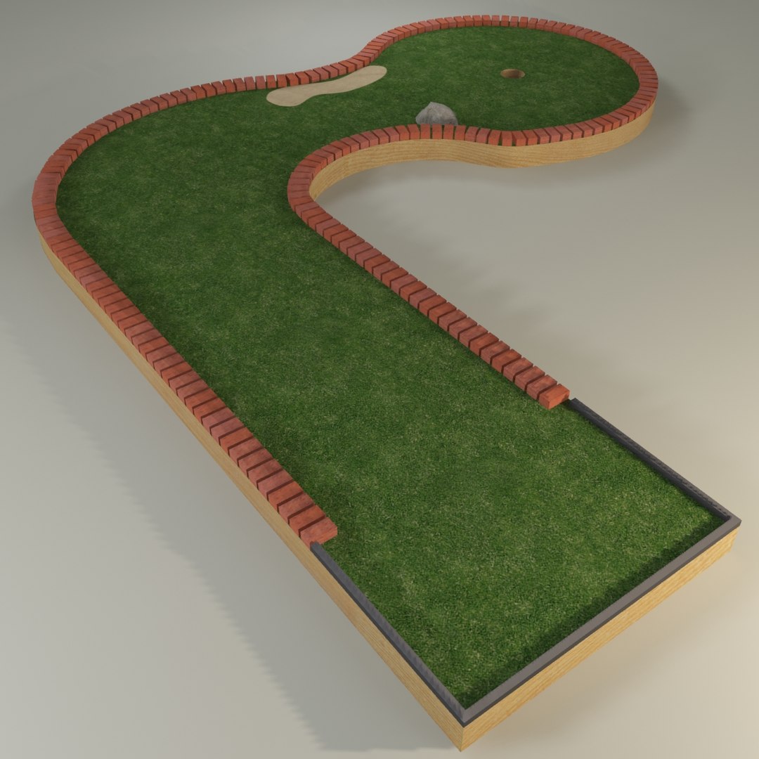 Mini Golf Course 3d Model