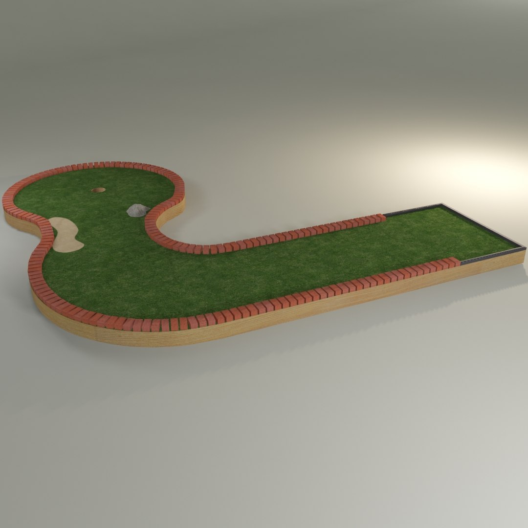 Mini Golf Course 3d Model