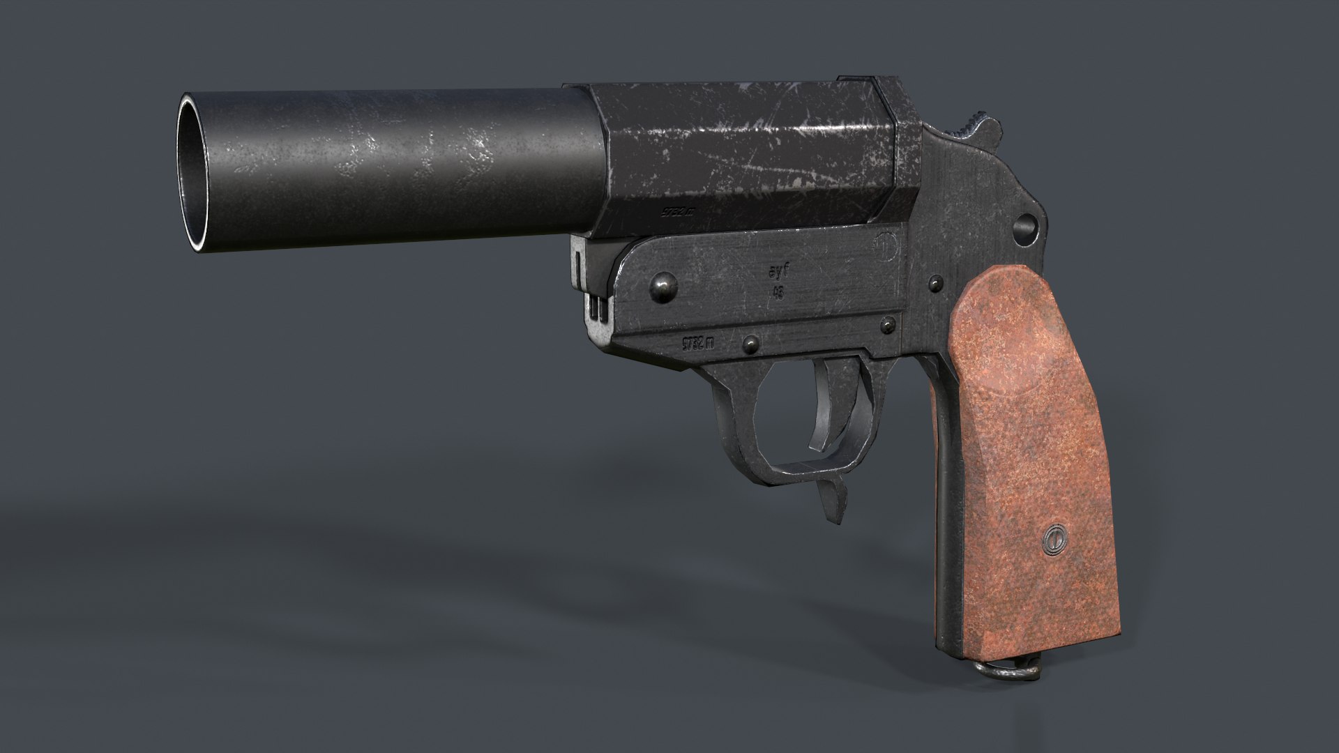 3D Model LP-34 Flare Gun - TurboSquid 1794050