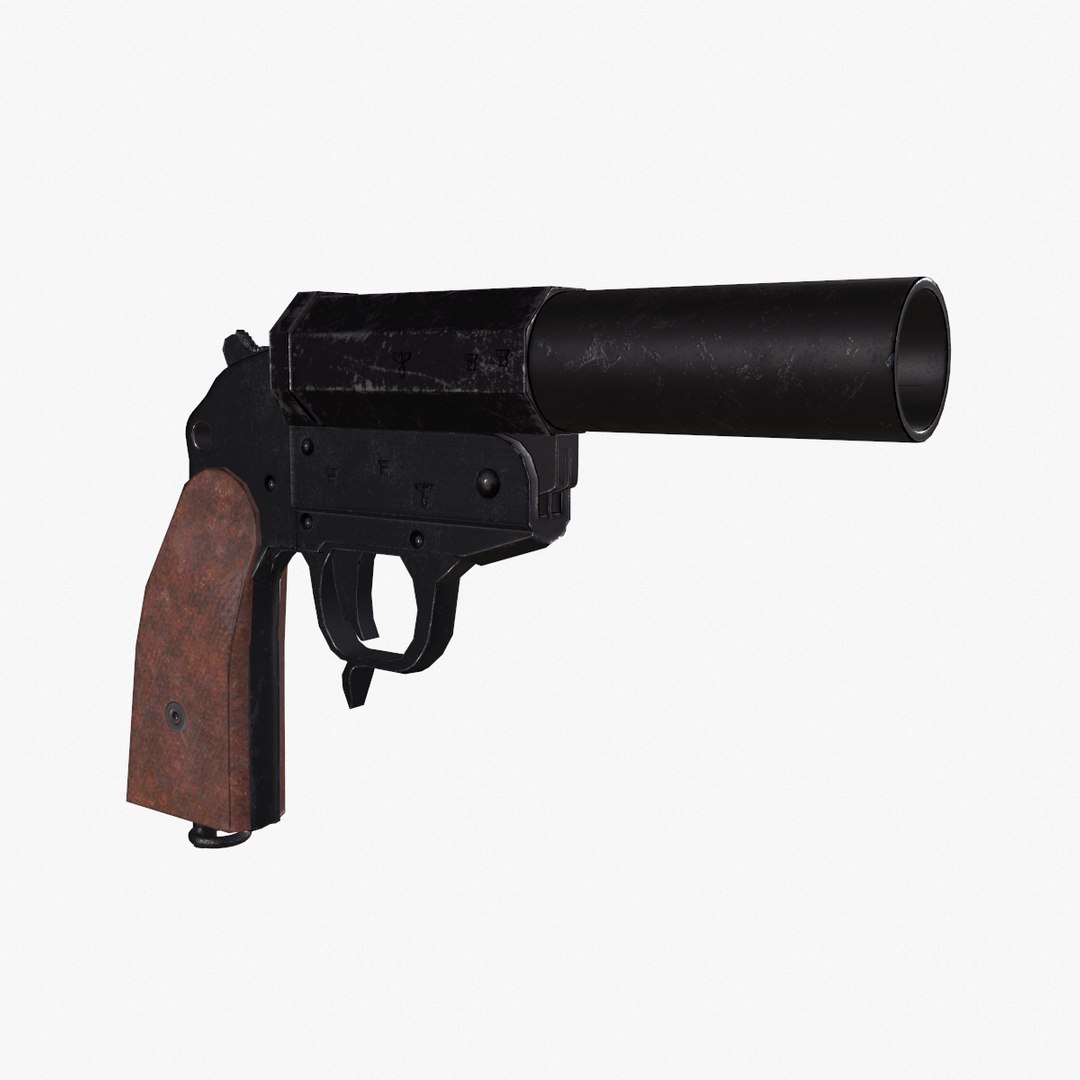 3D Model LP-34 Flare Gun - TurboSquid 1794050