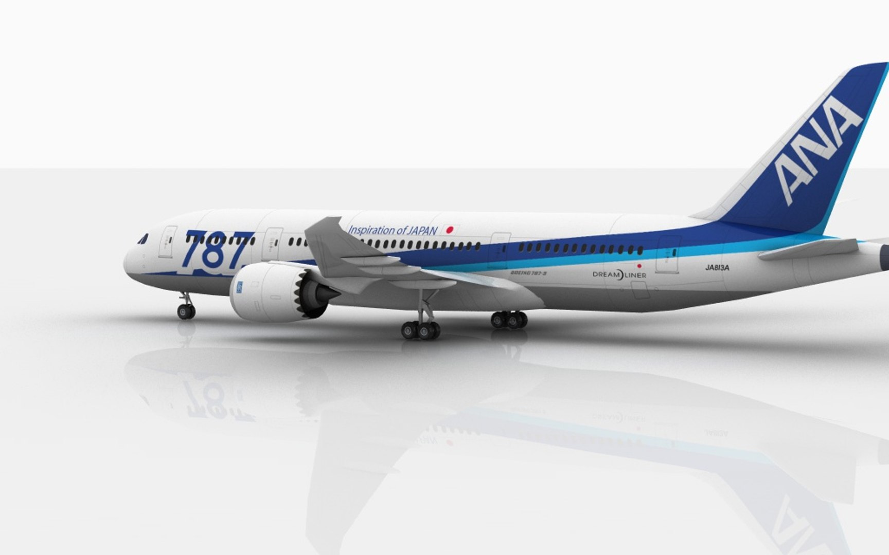 Boeing 787 Dreamliner Ana 3D Model - TurboSquid 1250914
