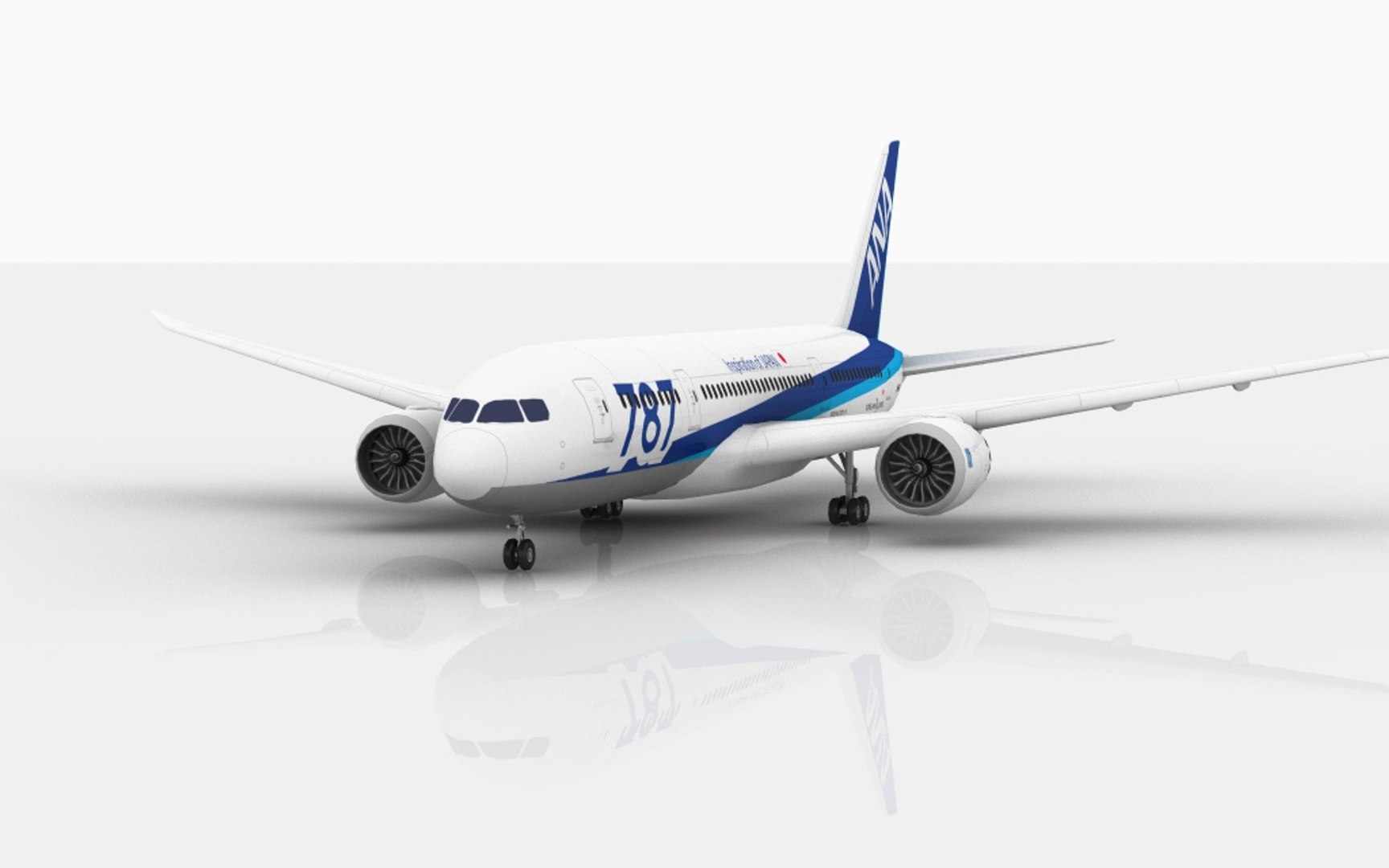 Boeing 787 Dreamliner Ana 3D Model - TurboSquid 1250914