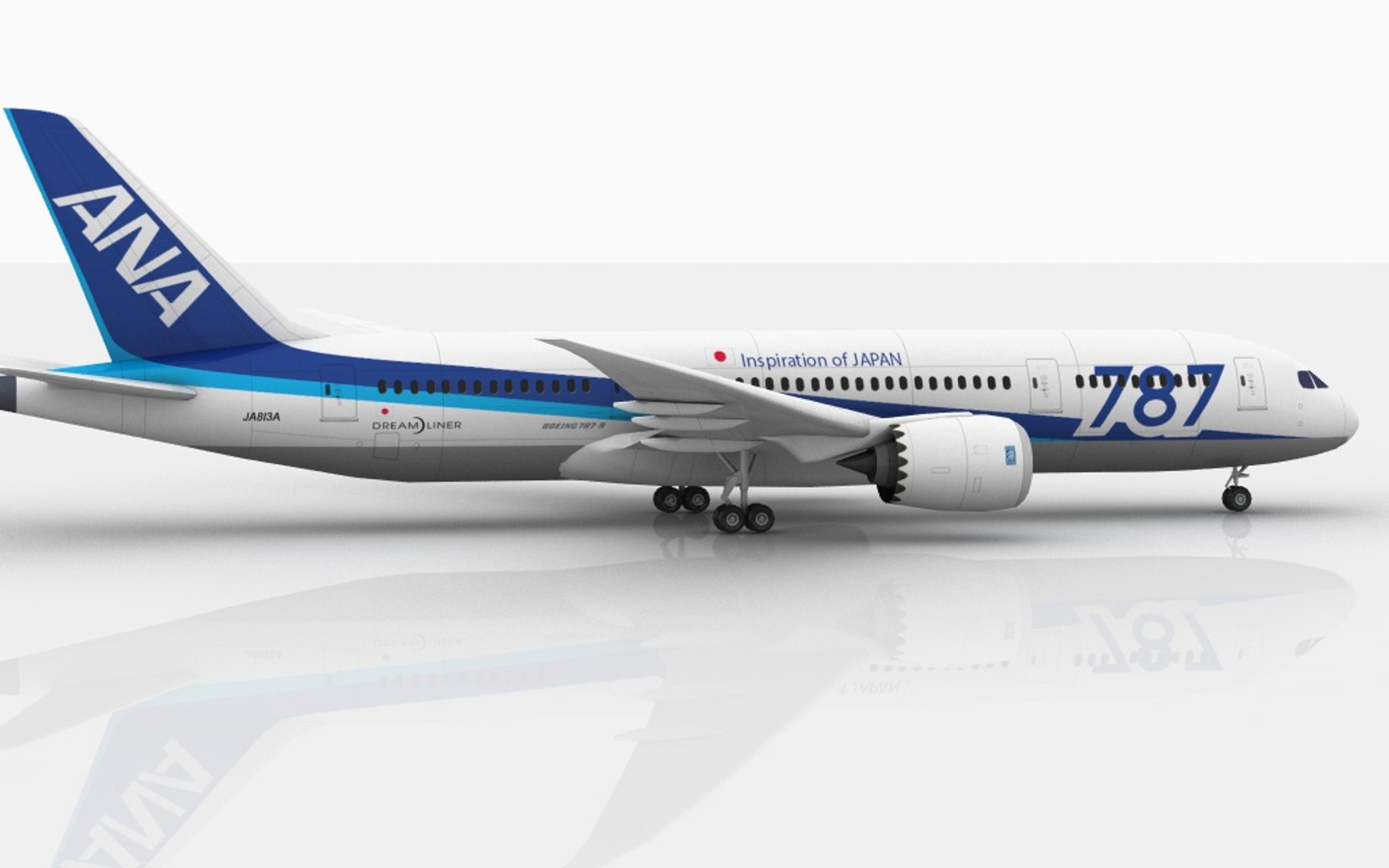 Boeing 787 Dreamliner Ana 3D Model - TurboSquid 1250914