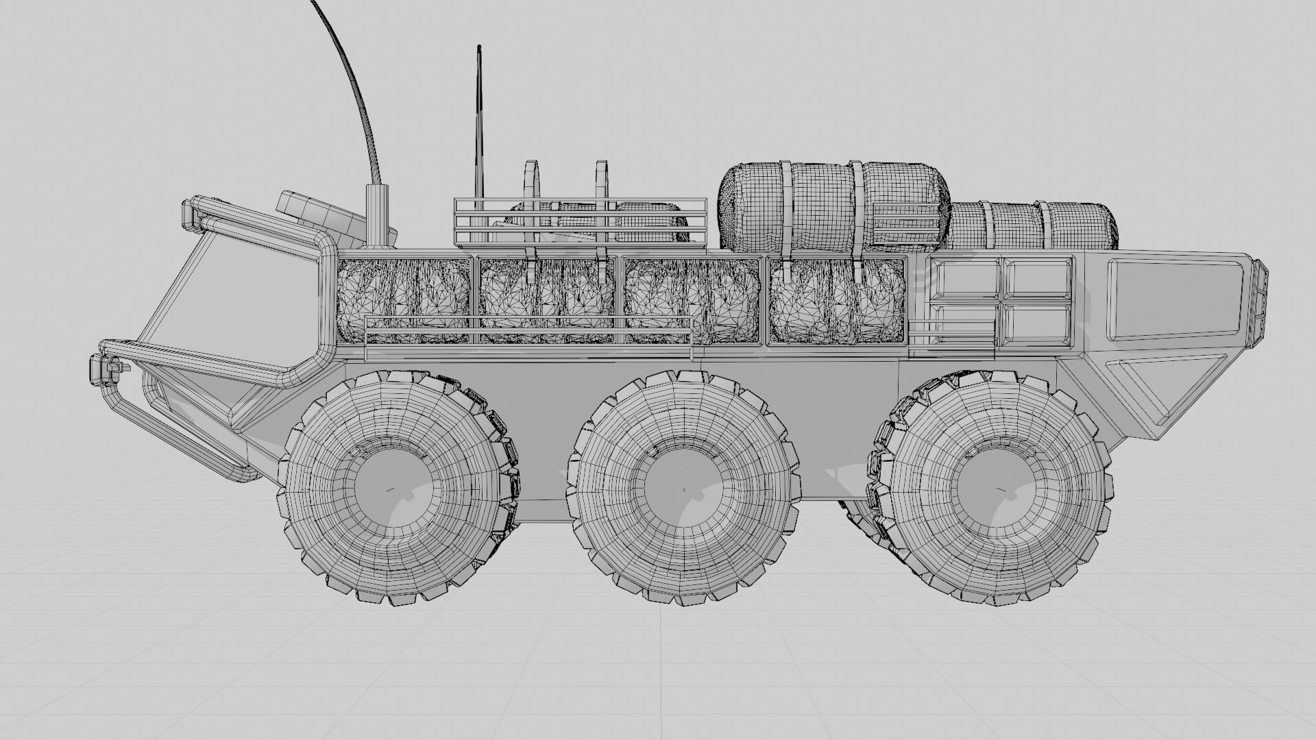 3D military or Mars Rover with pbr textures model - TurboSquid 2125151