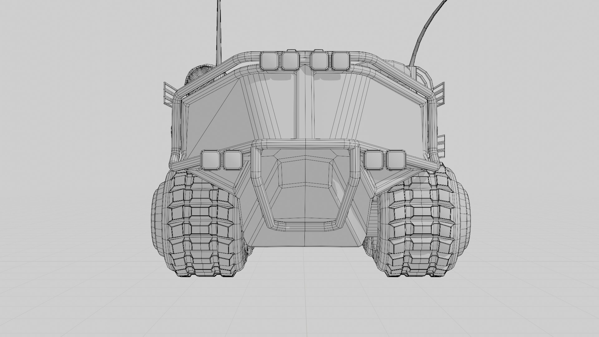 3D military or Mars Rover with pbr textures model - TurboSquid 2125151