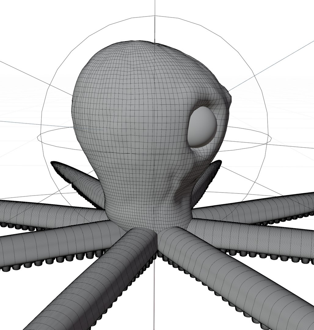 Octopus 3D Model - TurboSquid 1747557