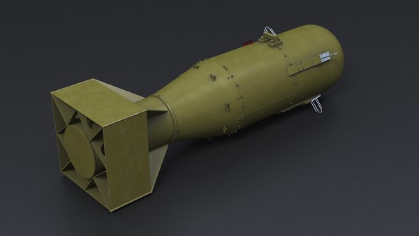 3D Fat Man and Little Boy Atomic Bombs model - TurboSquid 1925051