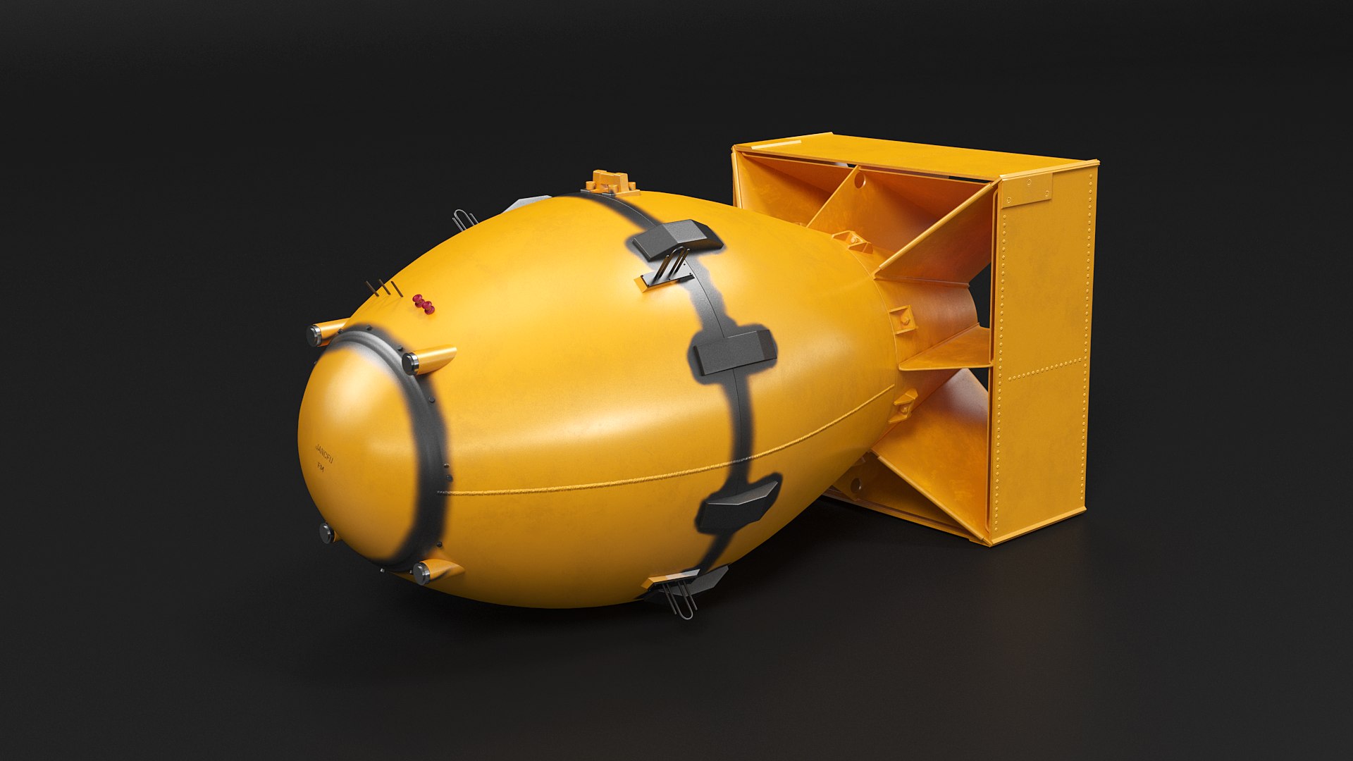 3D Fat Man And Little Boy Atomic Bombs Model - TurboSquid 1925051
