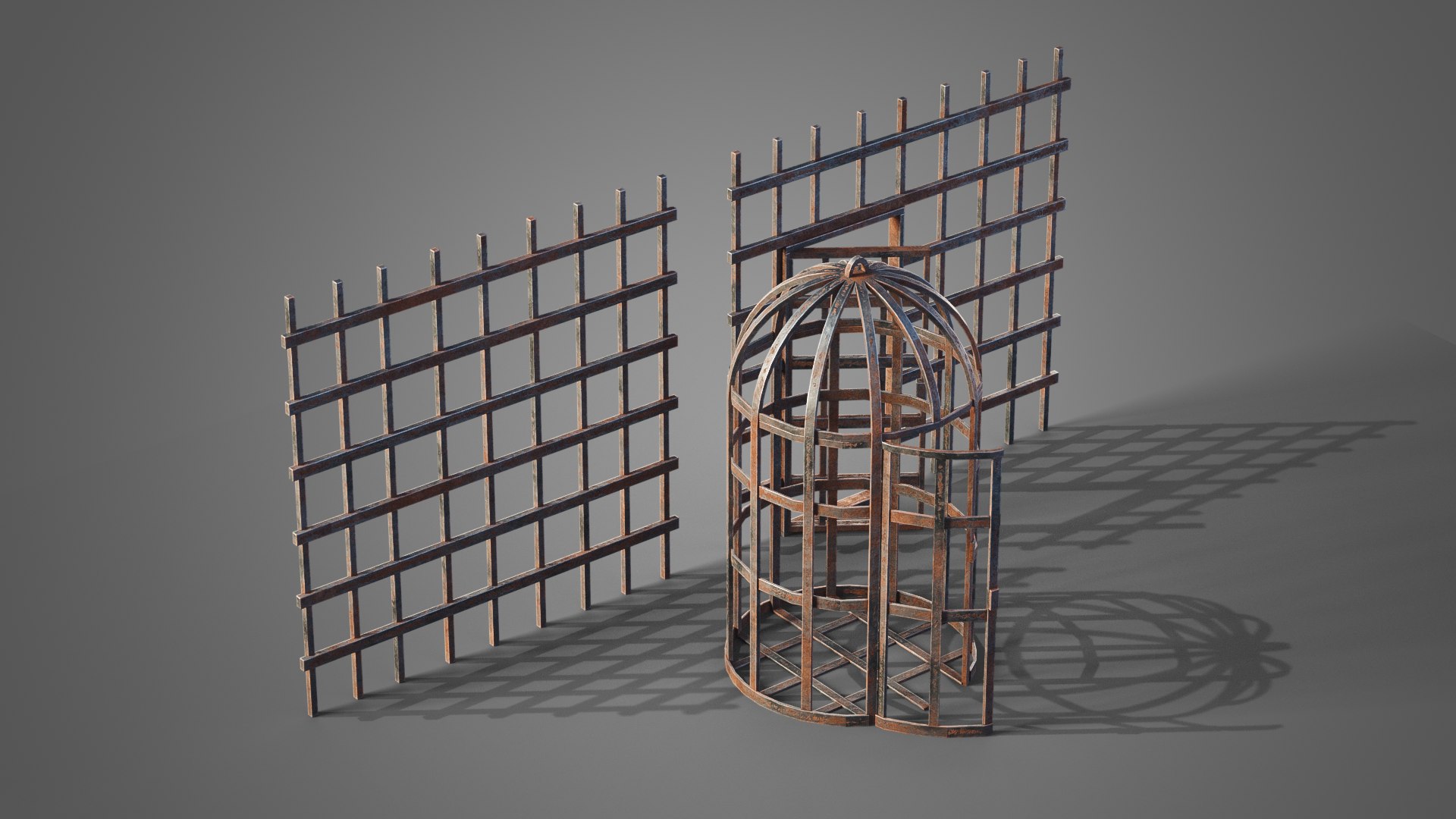 Prison Bars And Cage 3D Model - TurboSquid 2019273
