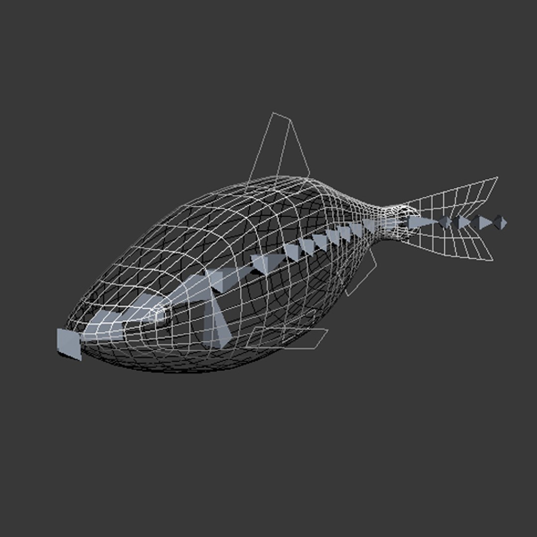 3d Fish Animation Model