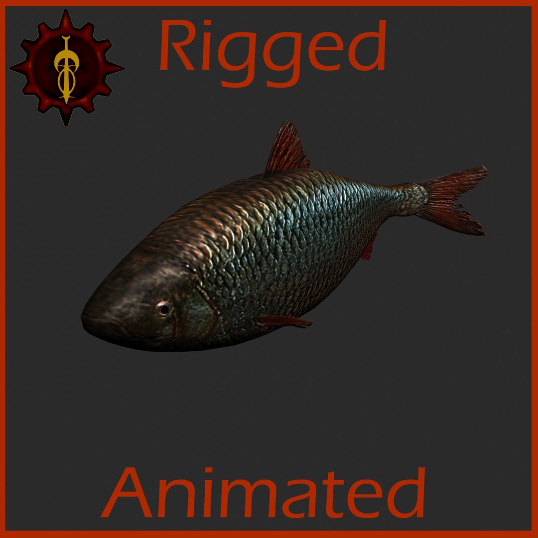 3d Fish Animation Model
