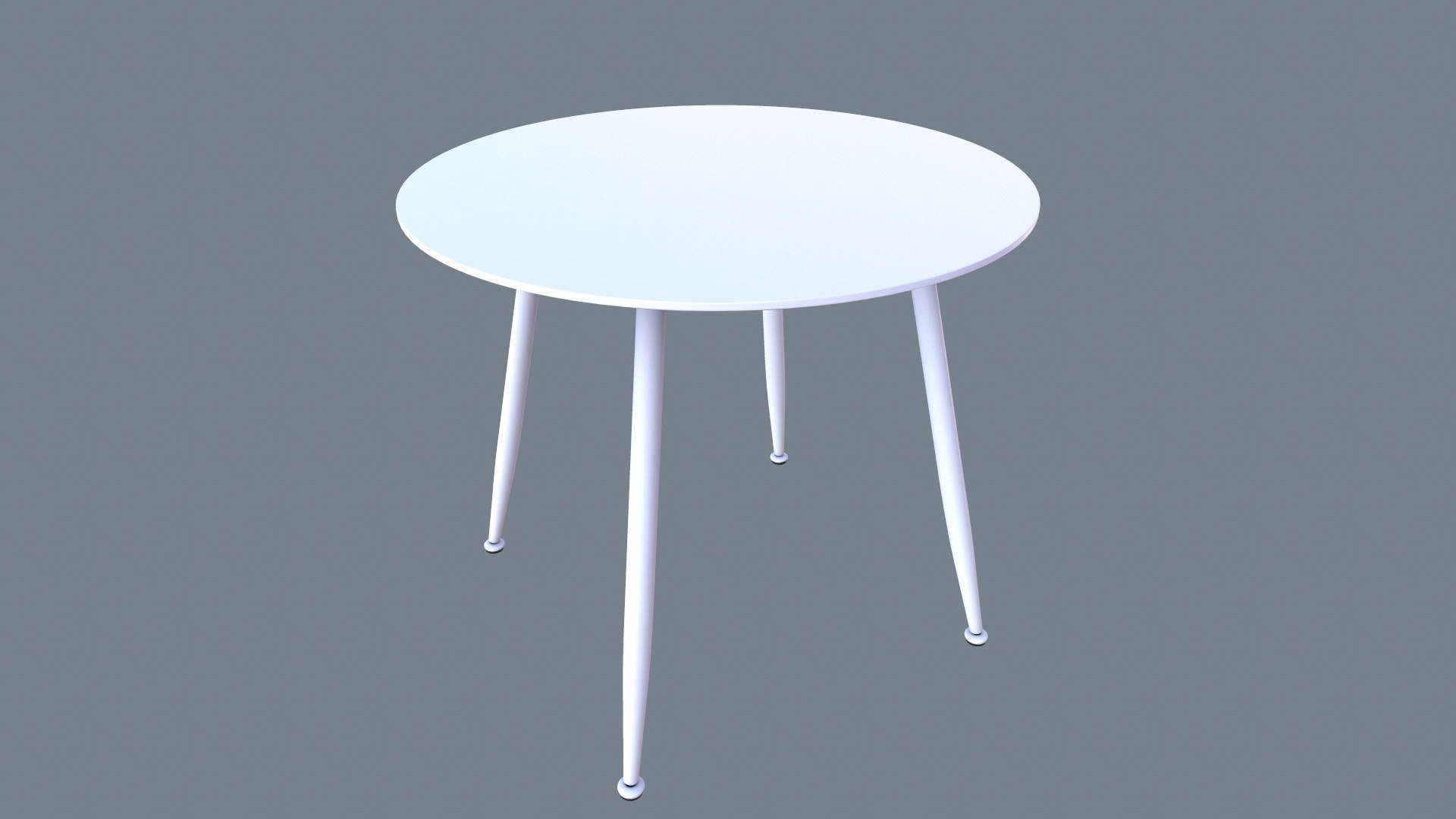 3D Round Table Model - TurboSquid 2000792