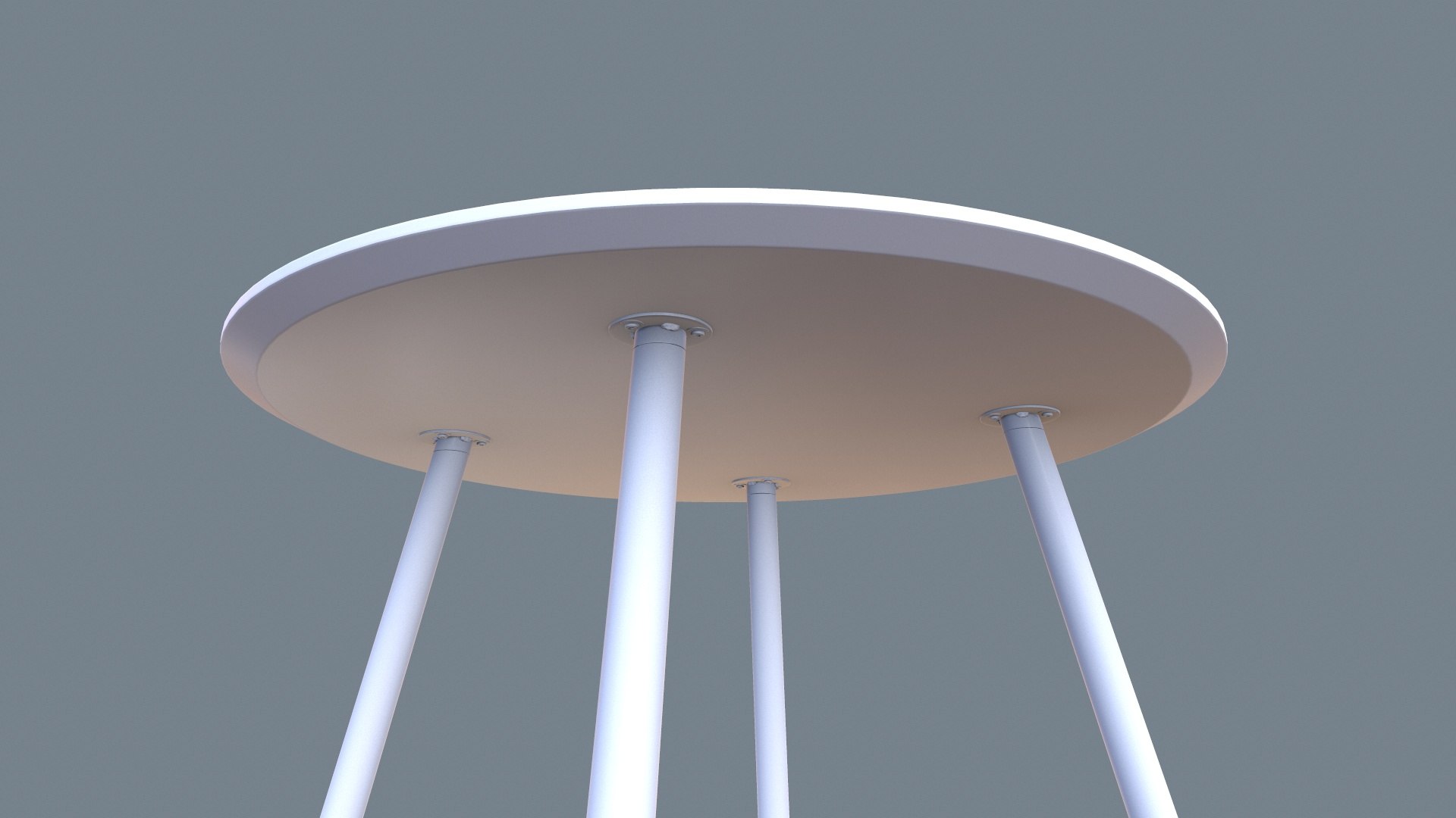 3D Round Table Model - TurboSquid 2000792