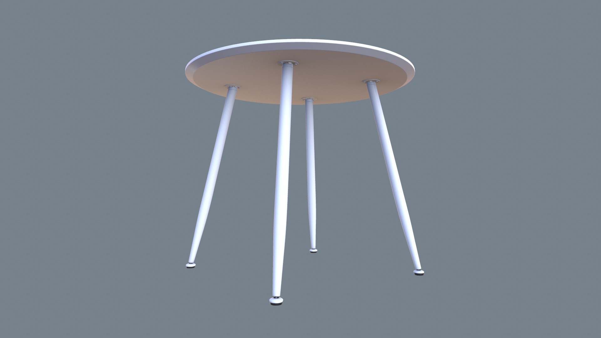 3D Round Table Model - TurboSquid 2000792