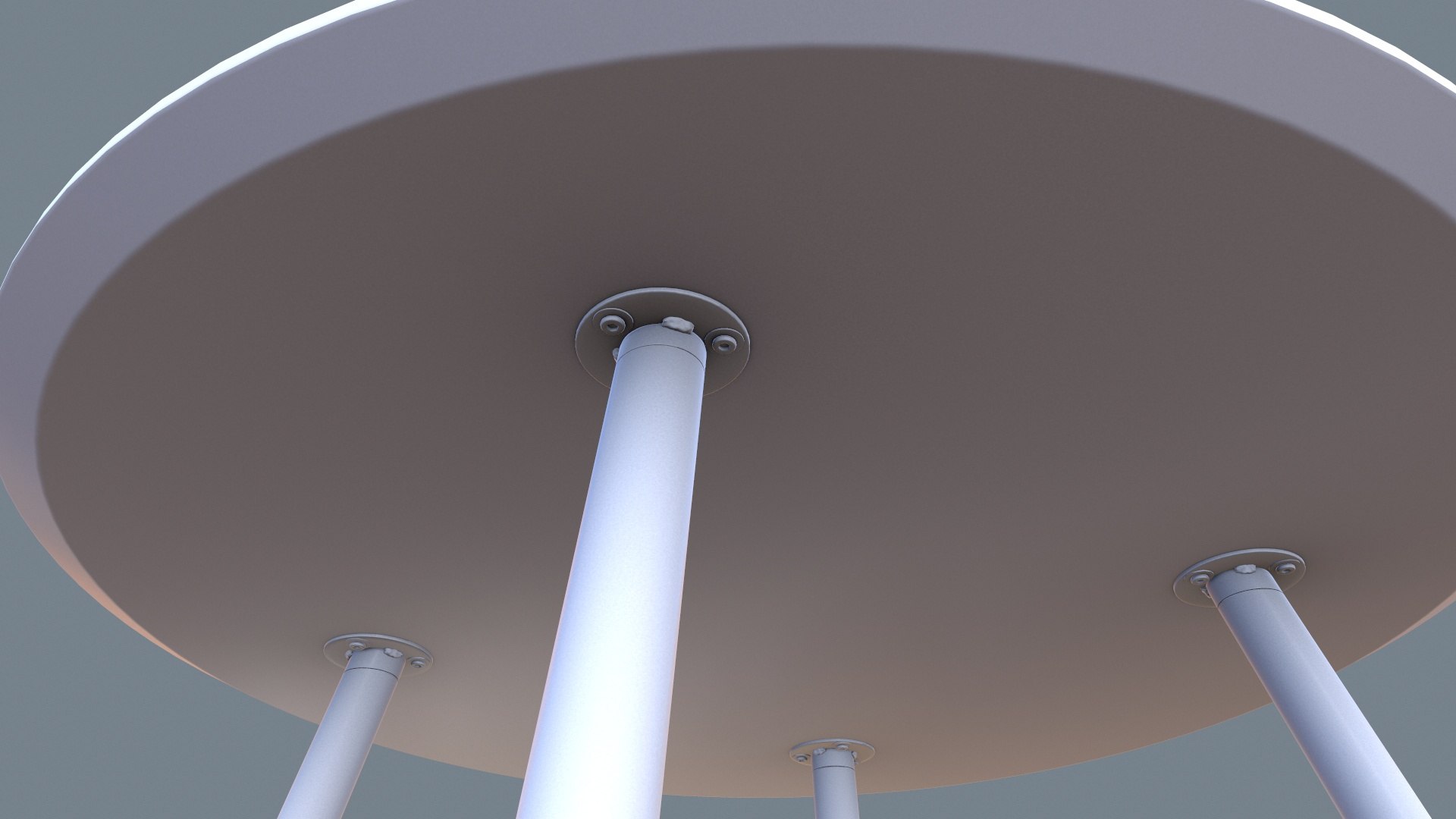 3D Round Table Model - TurboSquid 2000792