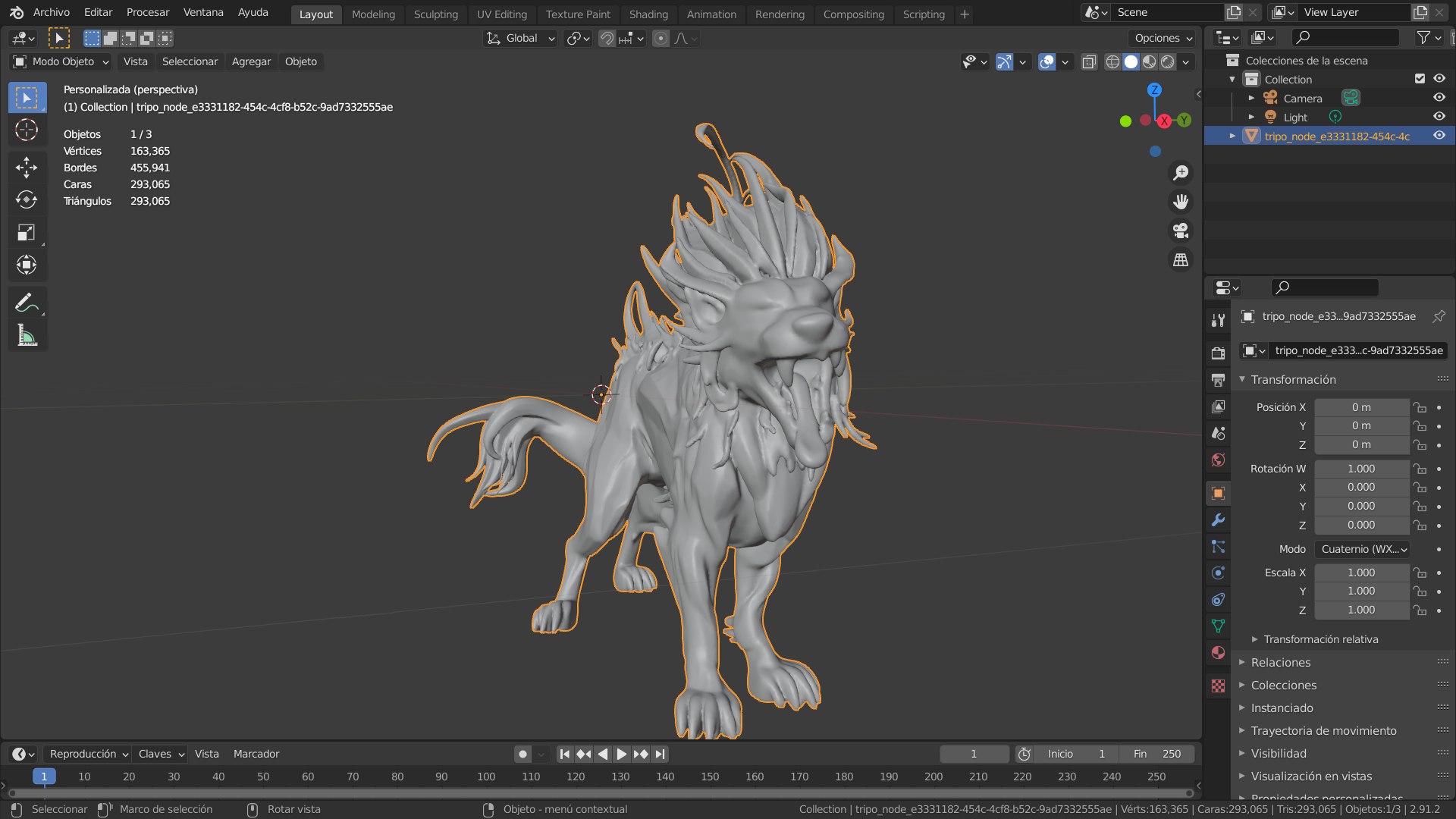 3D Perro Mutante - TurboSquid 2349464
