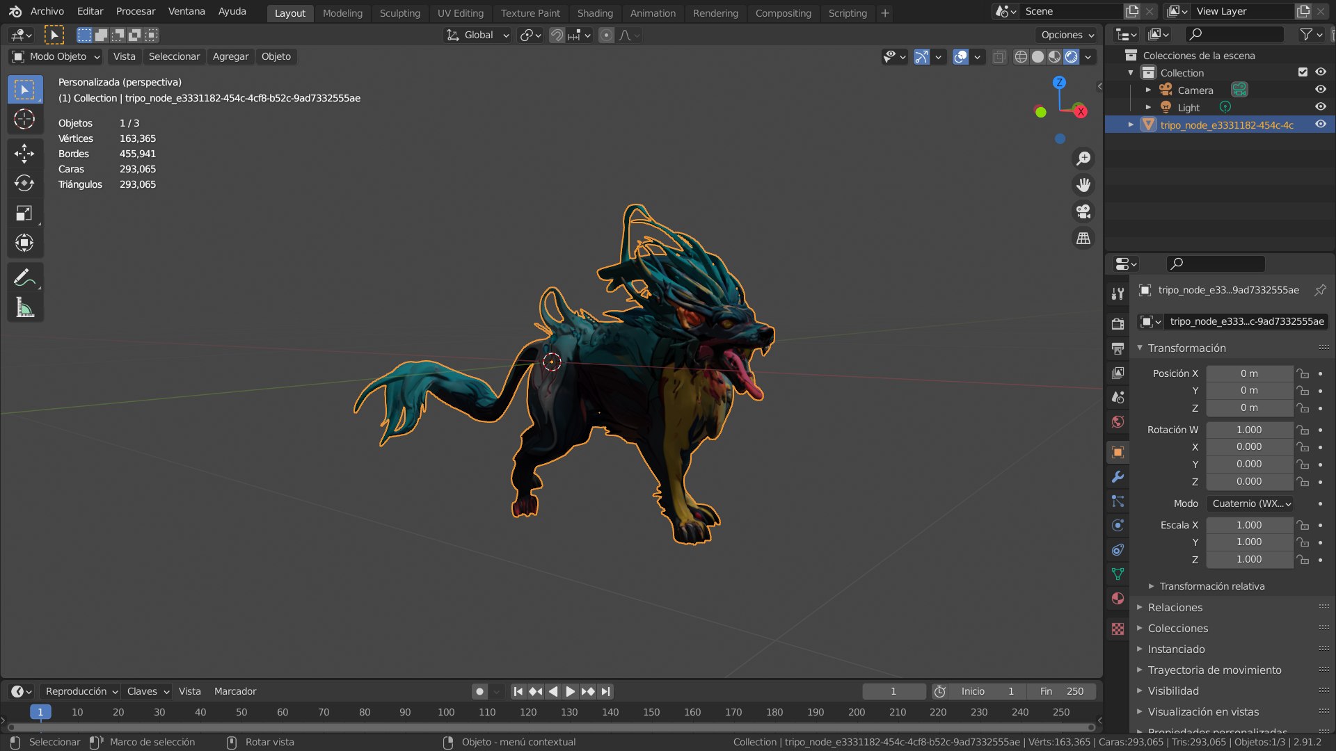 3D Perro Mutante - TurboSquid 2349464