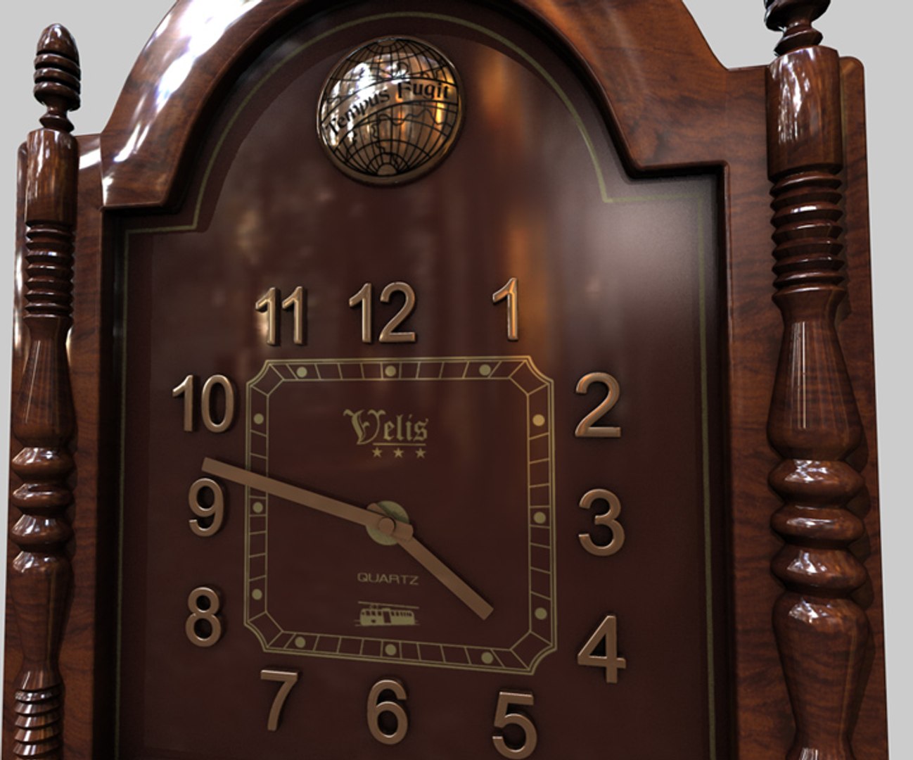 Clock Wall Pendulum 3d Model