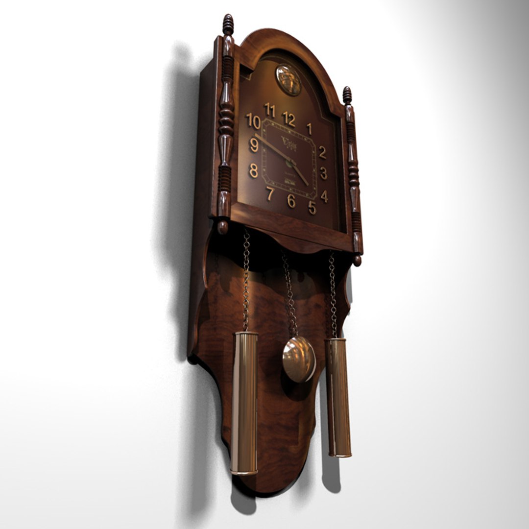 Clock Wall Pendulum 3d Model